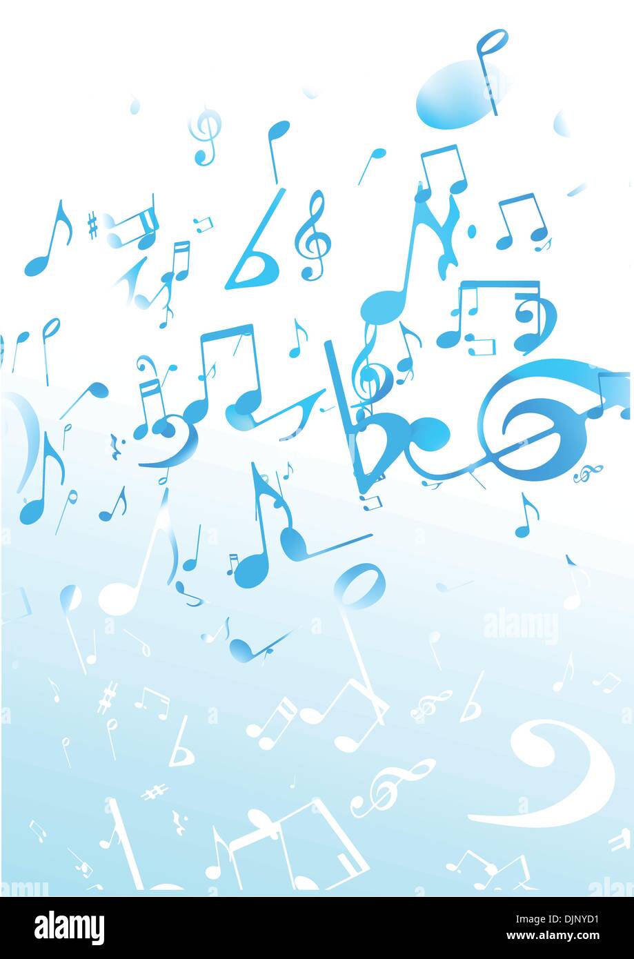 Vector illustration of blue retro style music Abstract background Stock ...