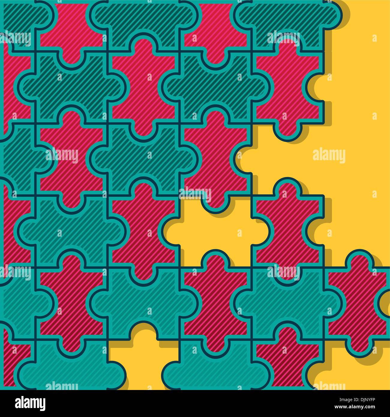 Missing puzzle background Stock Vector Images - Alamy