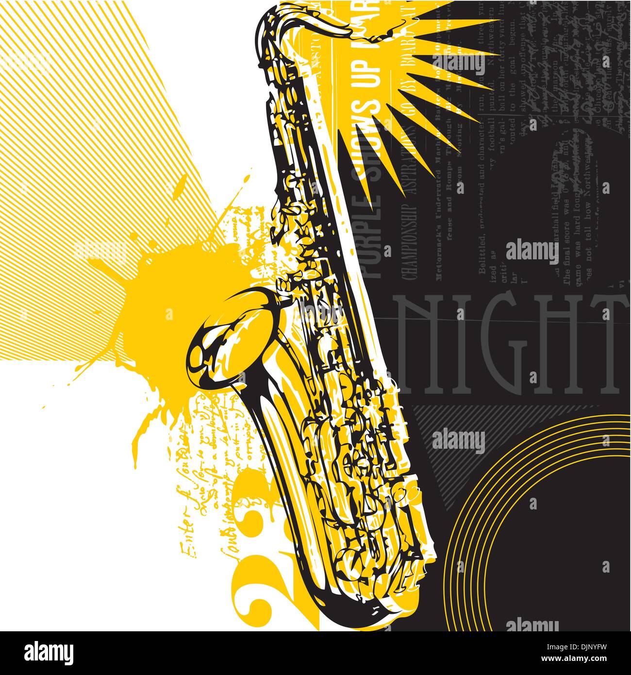 Abstract saxophone background Stock Vector Image & Art - Alamy