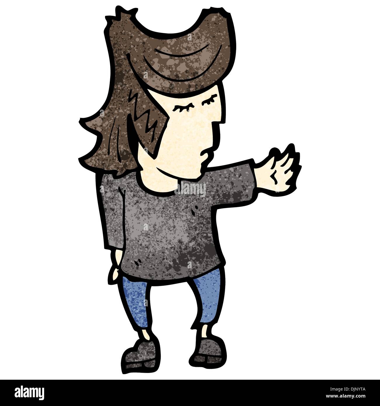 Nonchalant Cartoon