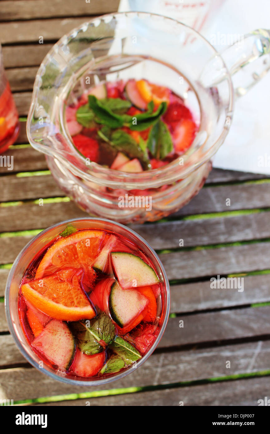 Glass of pimms hi-res stock photography and images - Alamy
