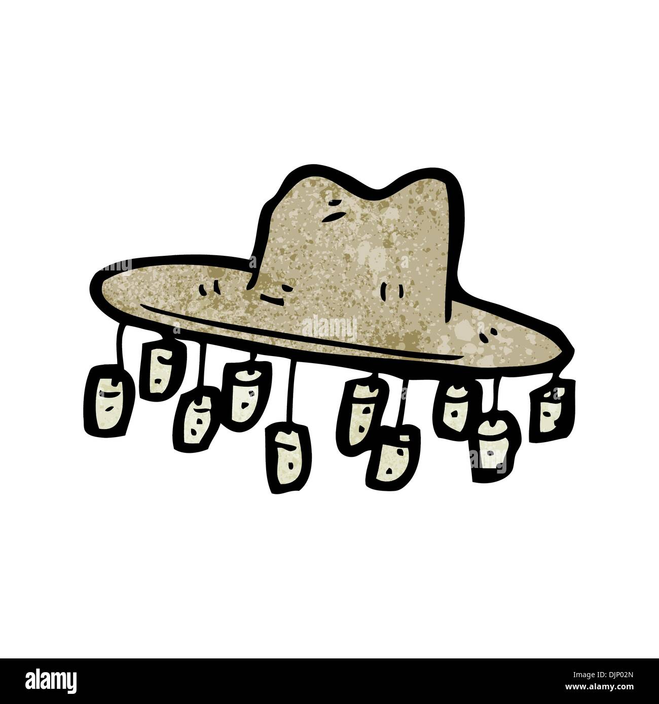 Australian hat corks Stock Vector Images - Alamy