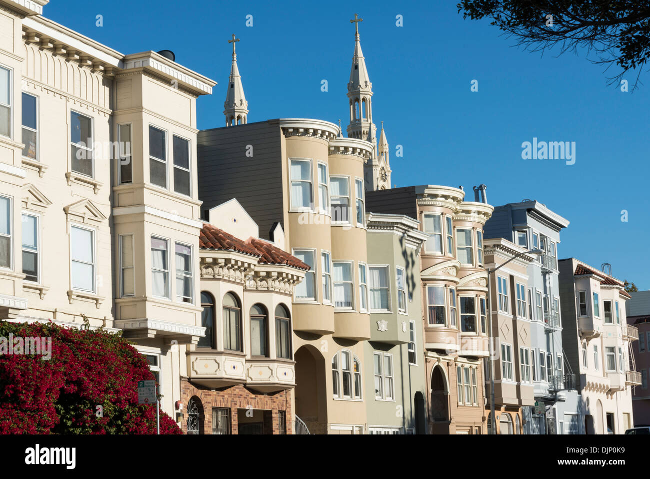 Traditional architecture San Francisco Stock Photo - Alamy