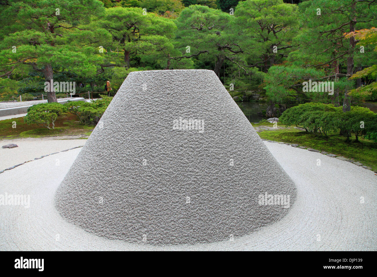 Japan, Kyoto, Ginkakuji Temple, sand garden Stock Photo - Alamy