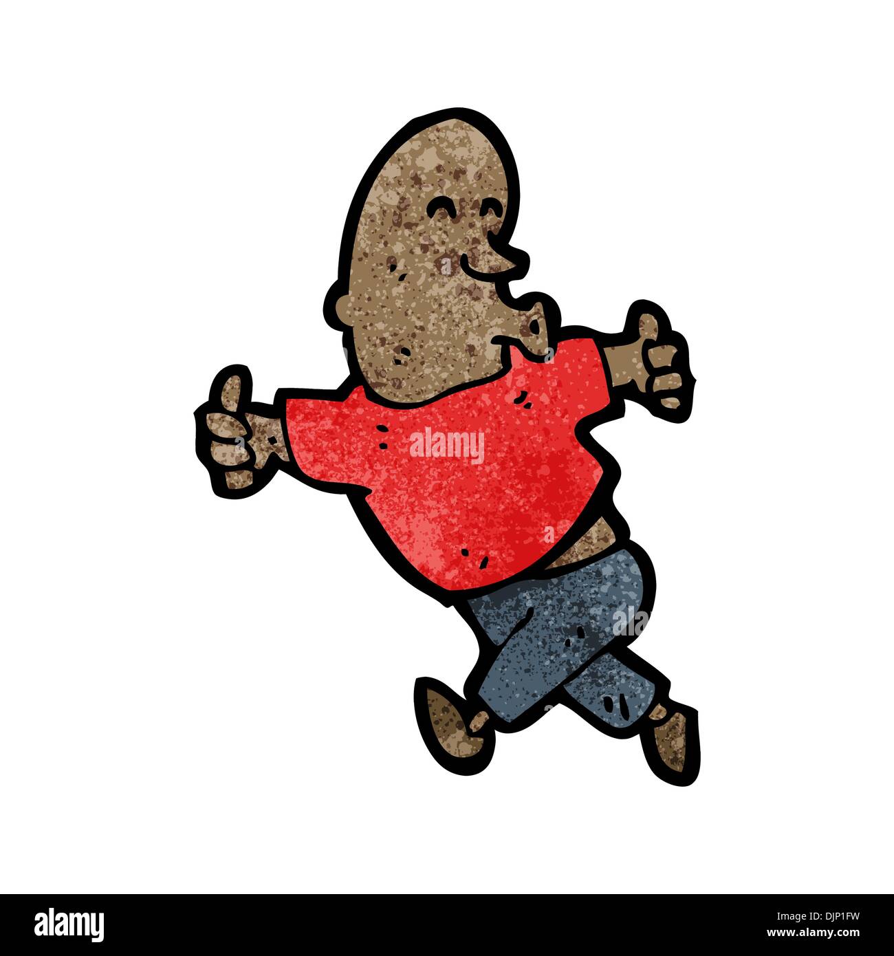 Retro cartoon with texture. Isolated on White Stock Vector Image & Art ...