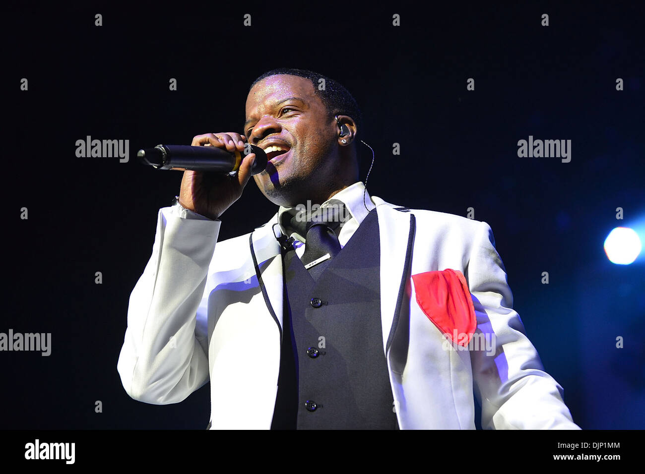 Ricky Bell New Edition perform at Bank United Center in support of ...