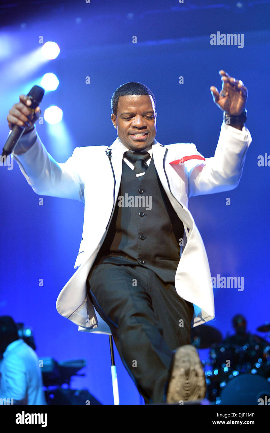 Ricky Bell New Edition perform at Bank United Center in support of ...