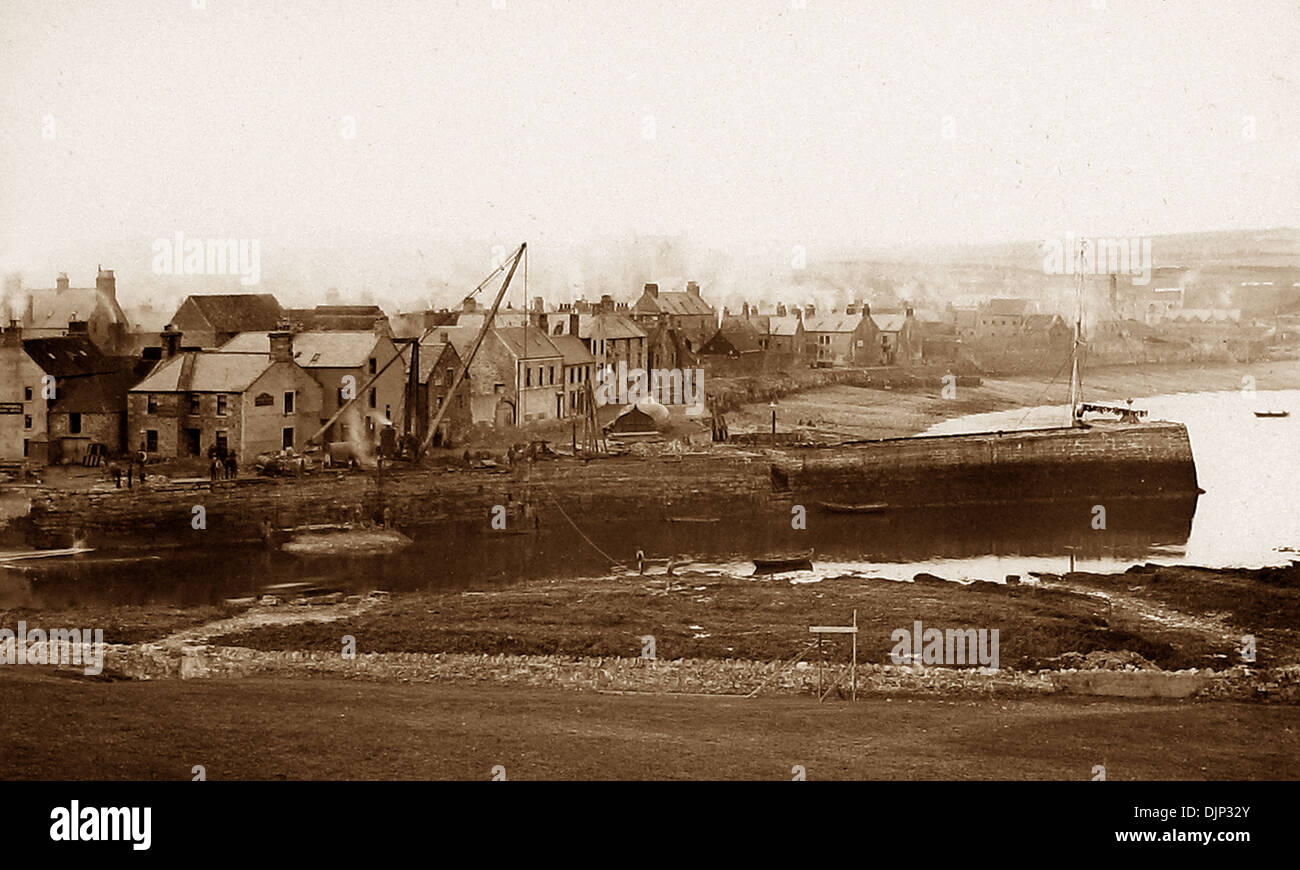 Eyemouth Victorian period Stock Photo - Alamy
