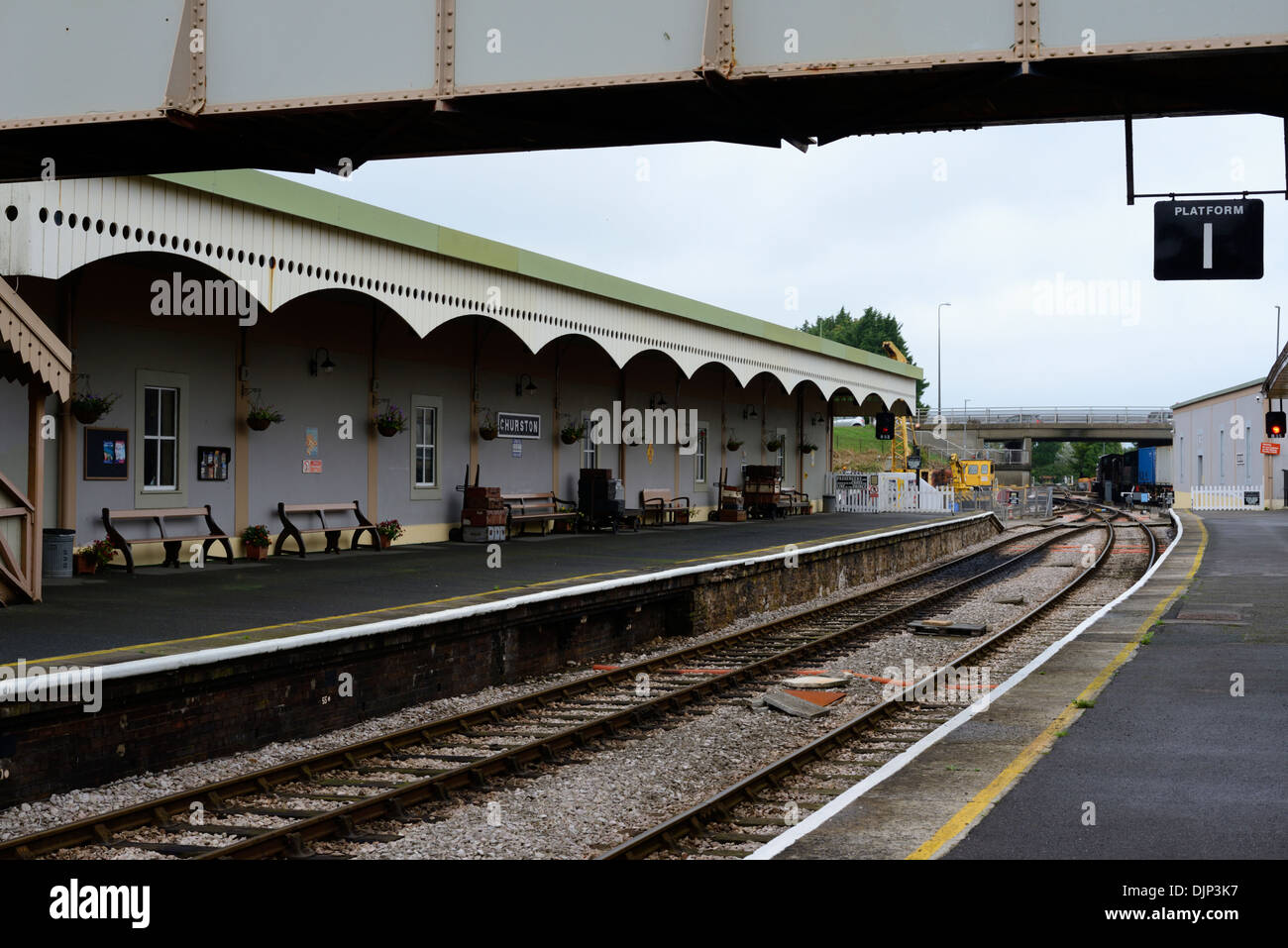 Railway tracks dartmouth station hi-res stock photography and images ...