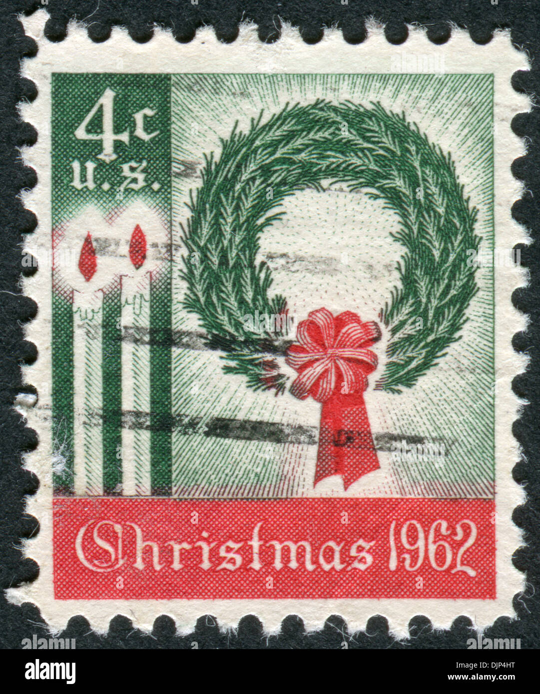 USA - CIRCA 1962: Postage stamps printed in USA, Christmas Issue, shows ...
