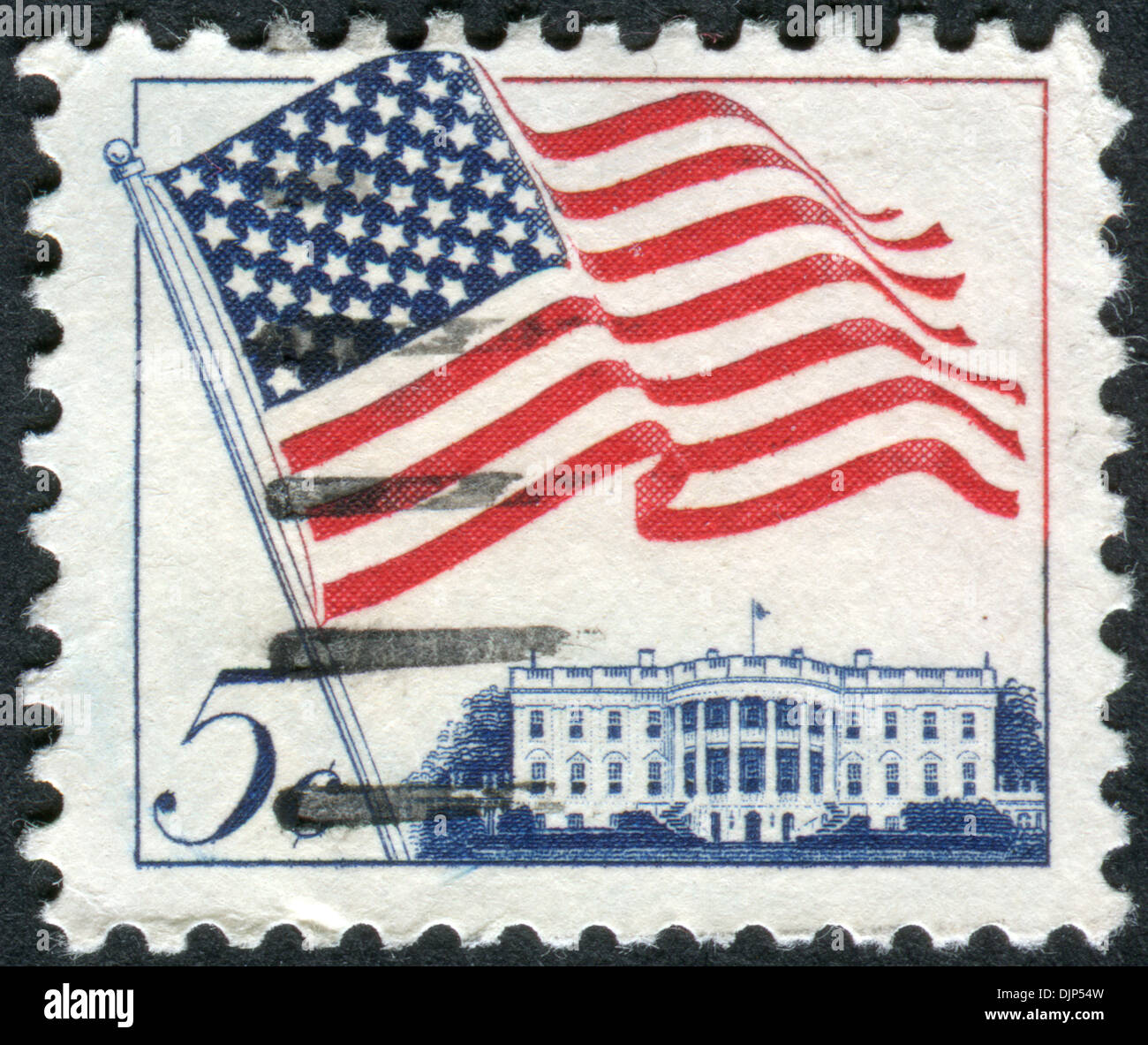 USA - CIRCA 1963: A postage stamp printed in USA, shows the USA ...