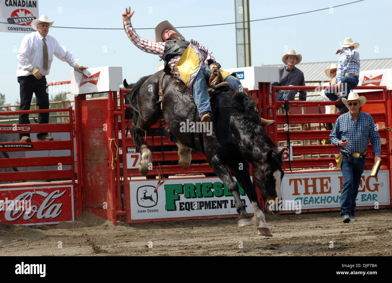 May 18, 2008 - Cloverdale, British Columbia, Canada - Cowboy competes ...