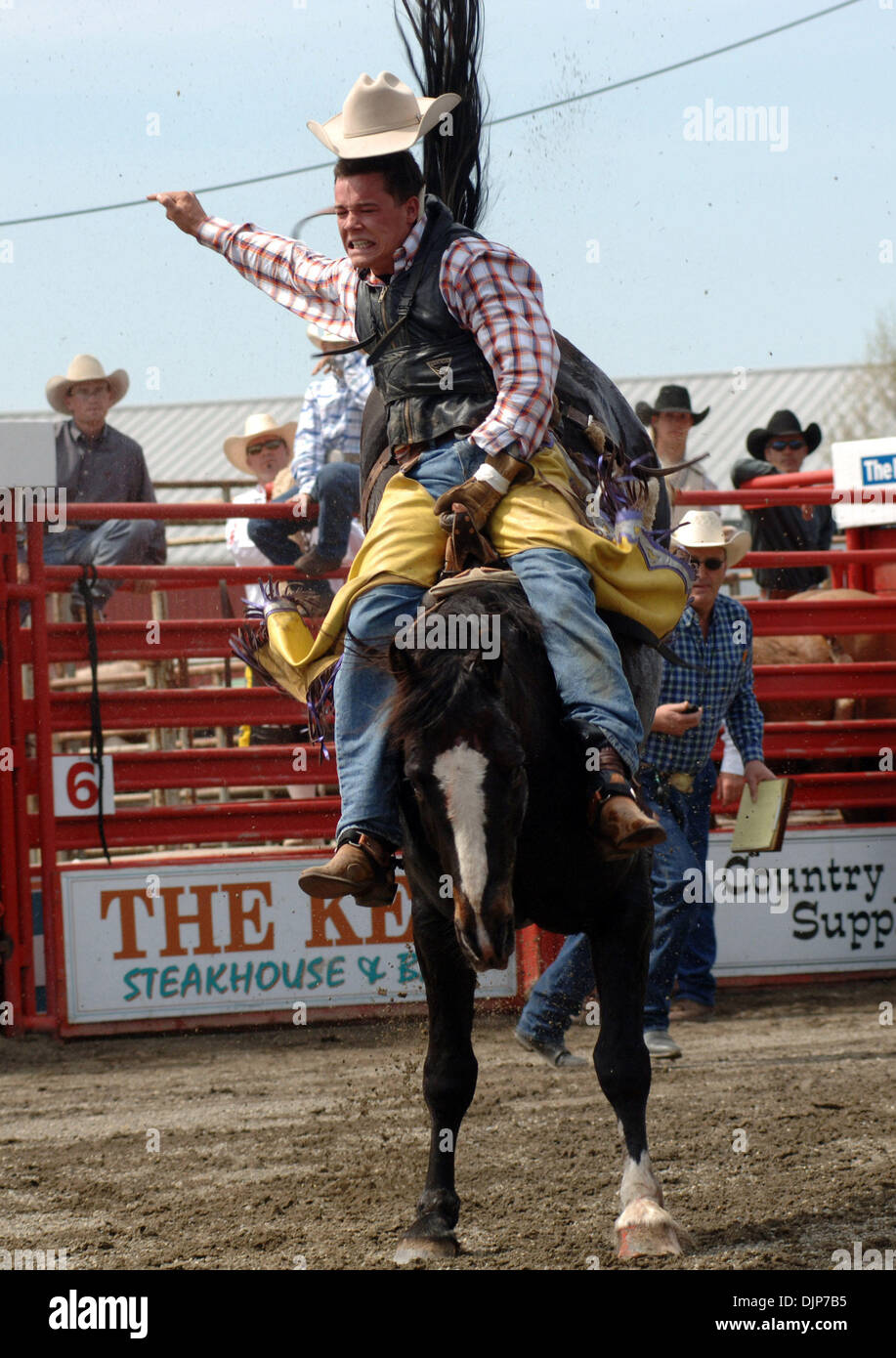 May 18, 2008 - Cloverdale, British Columbia, Canada - Cowboy competes ...