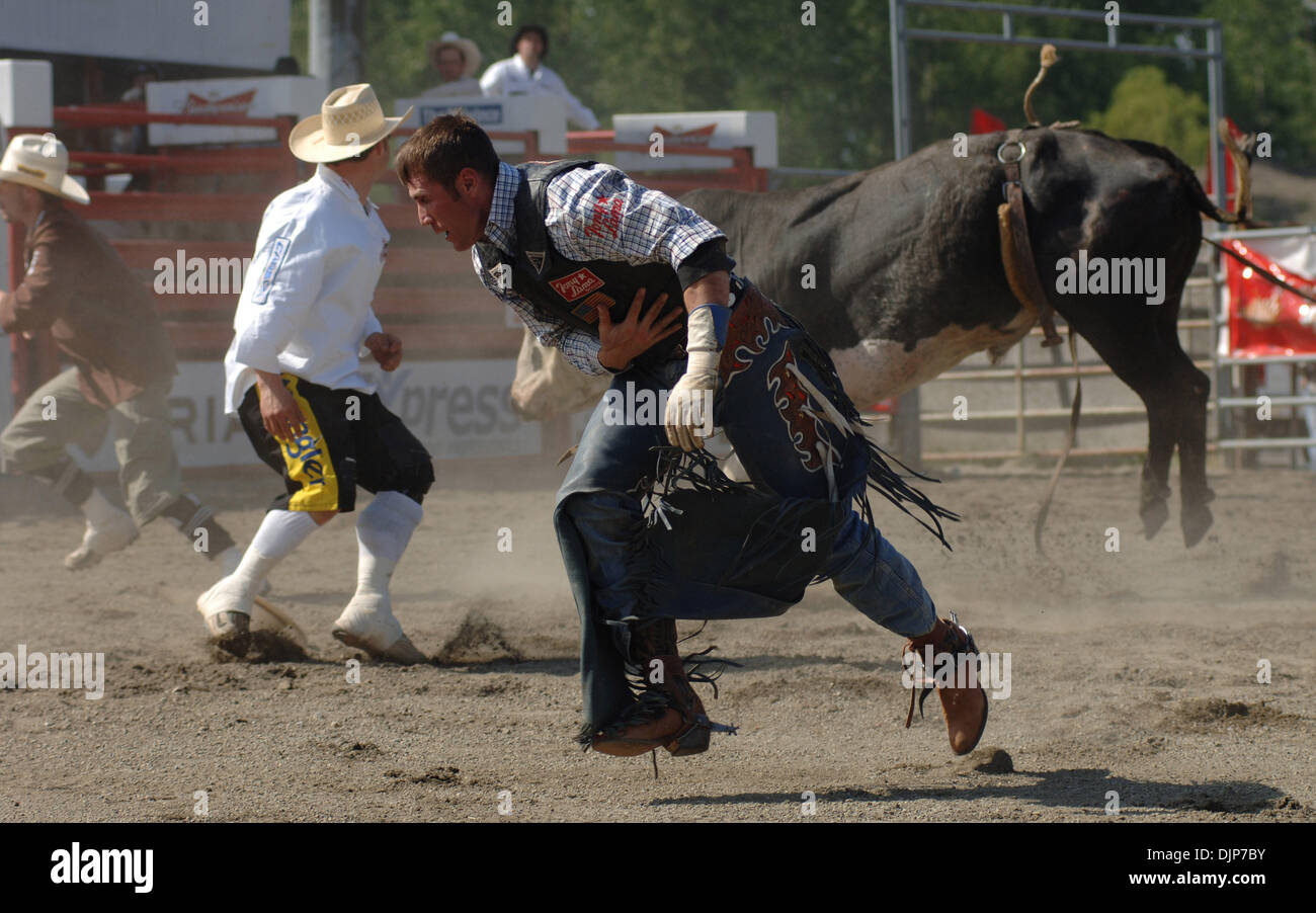 May 18, 2008 - Cloverdale, British Columbia, Canada - Cowboy competes ...