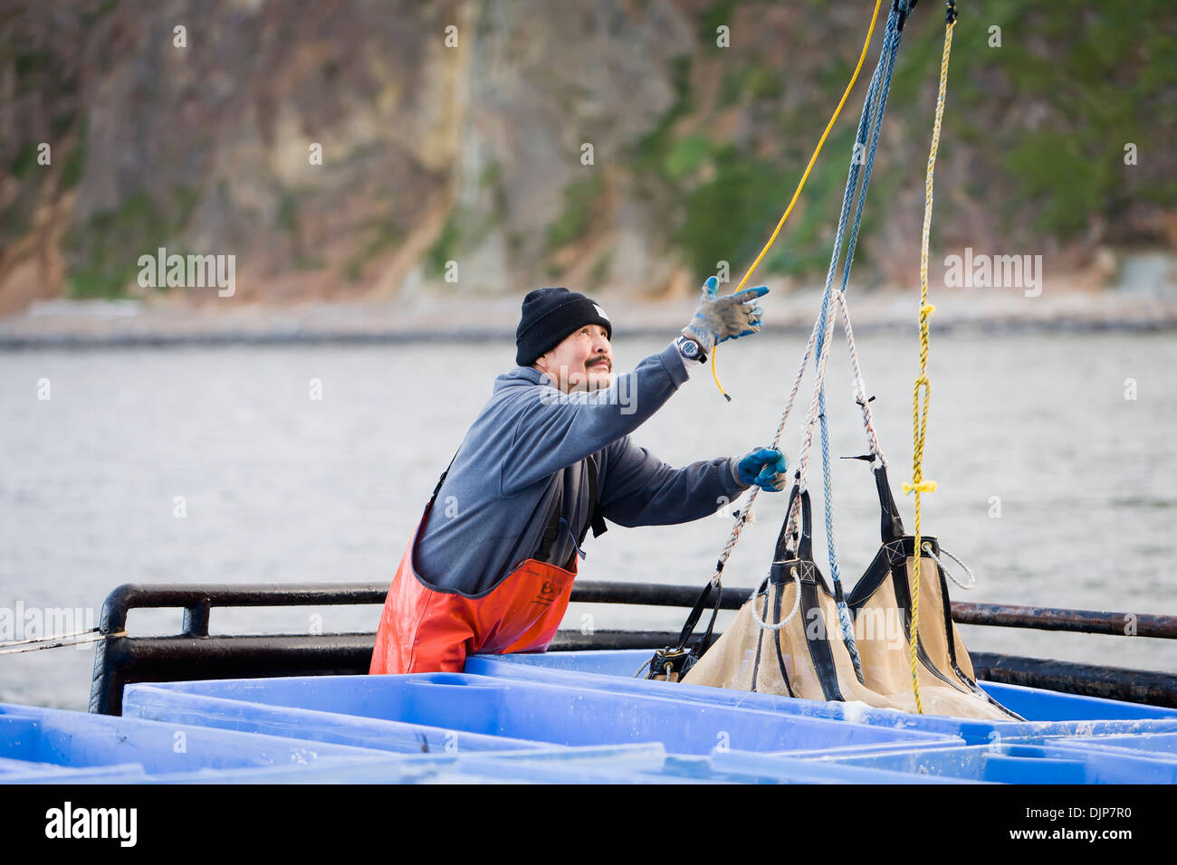 Native american fishing net High Resolution Stock Photography and ...