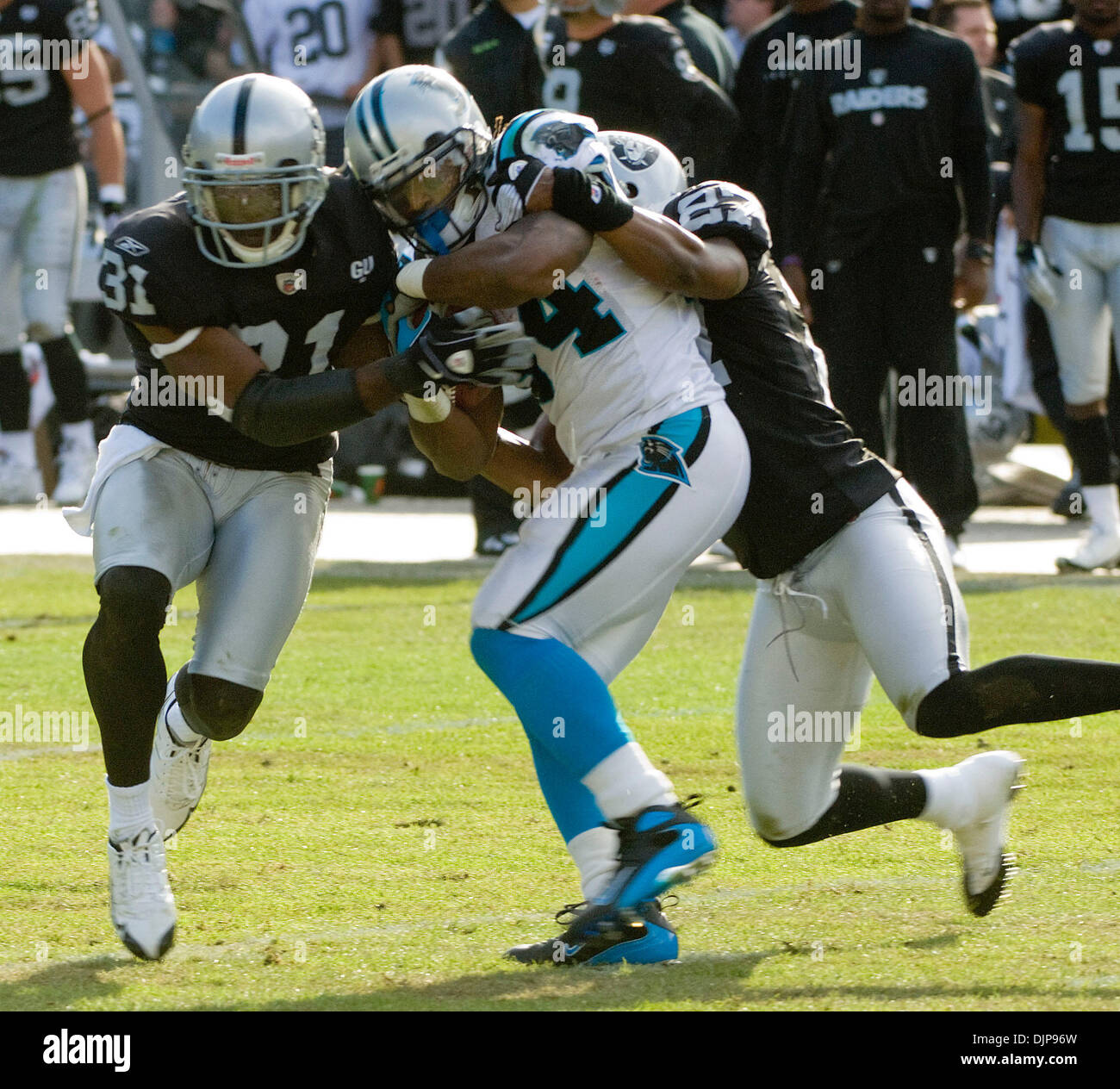 Nov 09, 2008 - OAKLAND, CA, USA - Oakland Raiders cornerback HIRAM ...