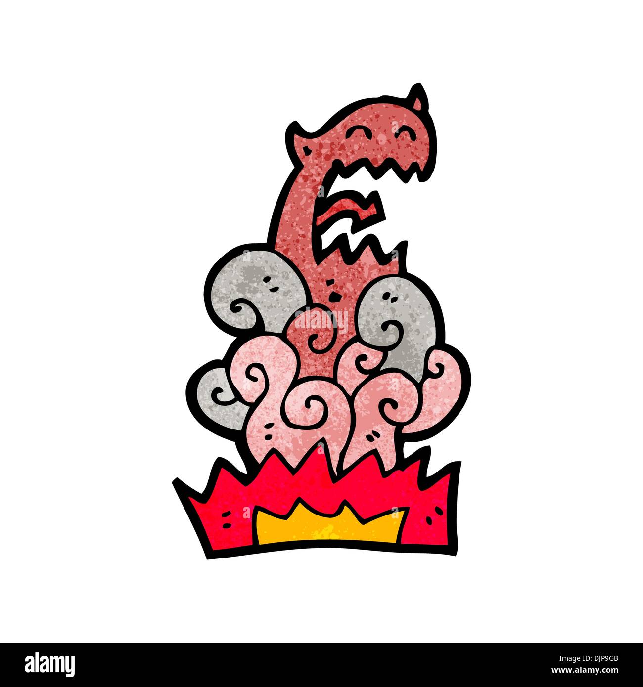 Retro cartoon with texture. Isolated on White Stock Vector Image & Art ...