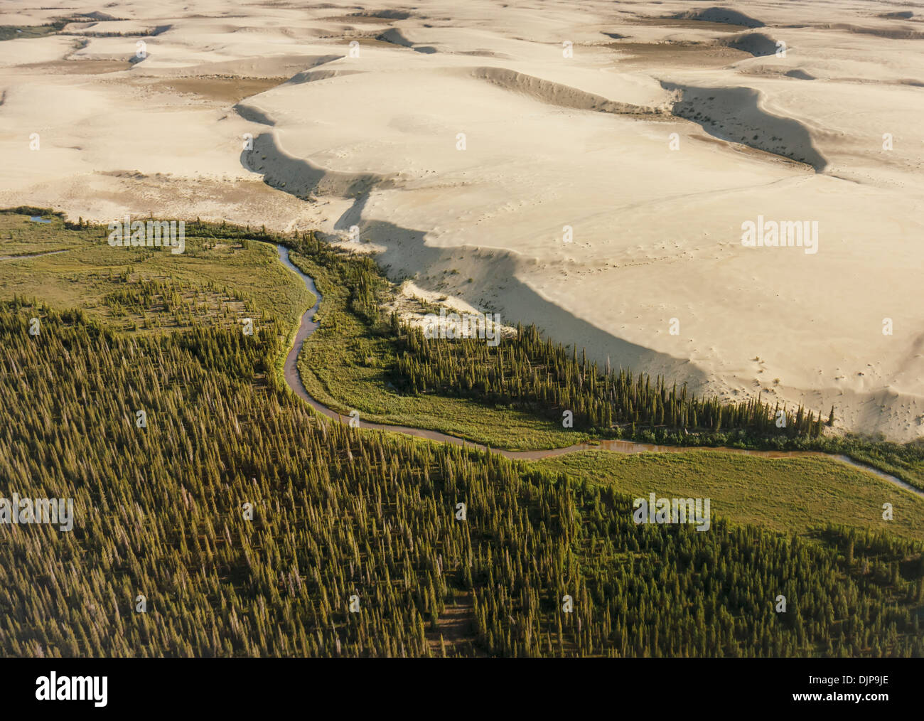 Aerial Photo Of The Great Kobuk Sand Dunes, Kobuk Valley National Park ...