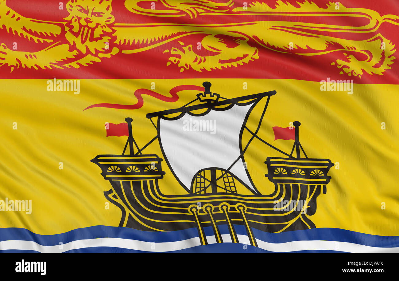New brunswick flag hi-res stock photography and images - Alamy