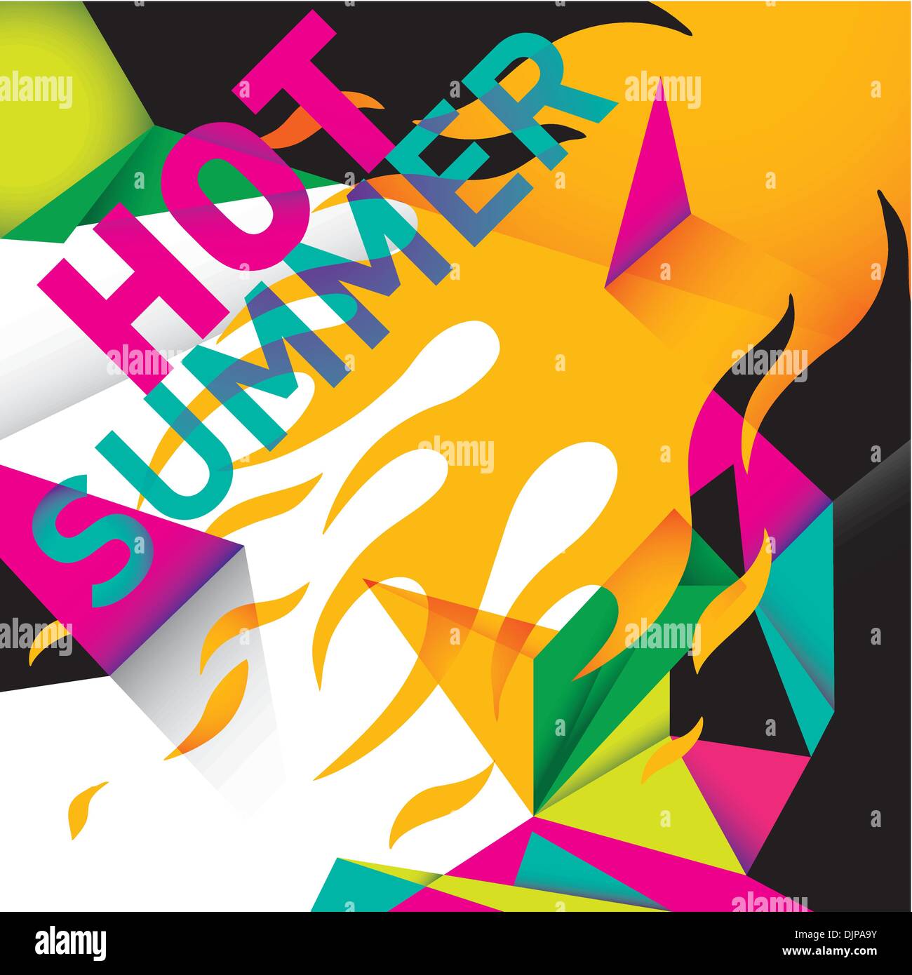 abstract summer background in color Stock Vector Image & Art - Alamy