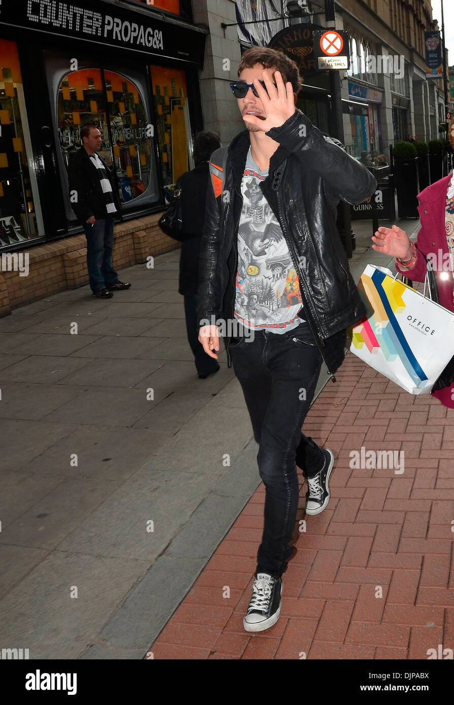 Love/Hate and Misfits actor Robert Sheehan seen walking on Grafton ...