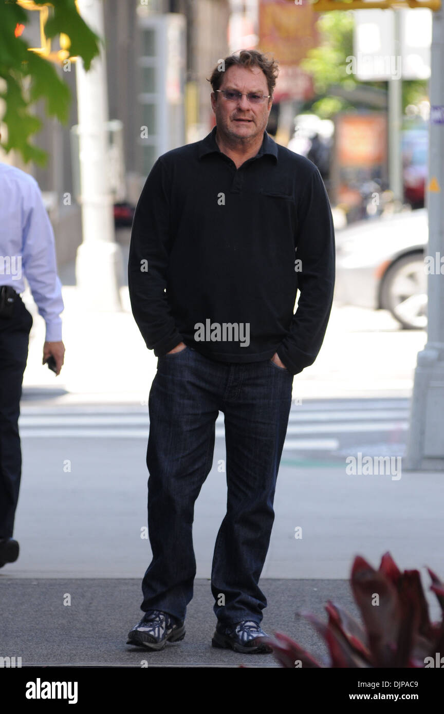 Actor Stephen Root seen outside of his hotel in Manhattan New York City ...