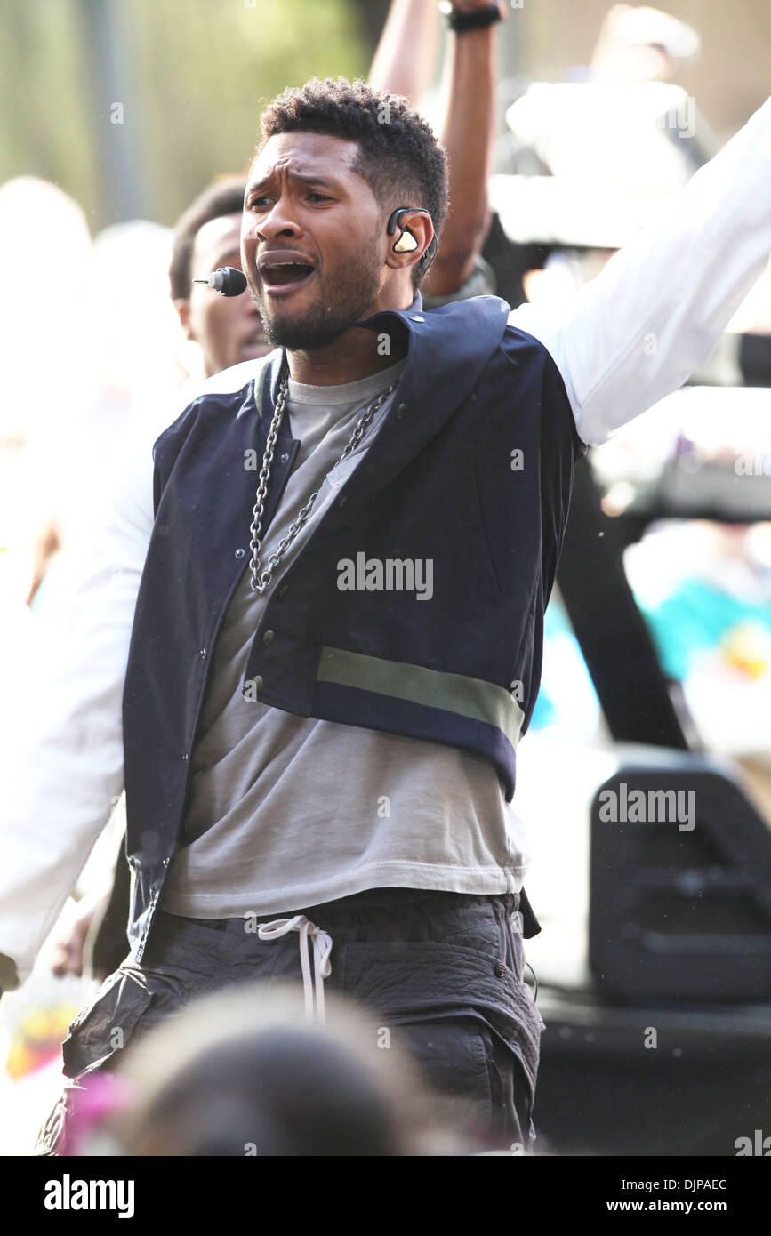 Usher performing live at Rockefeller Center as part of 'Today' show's ...