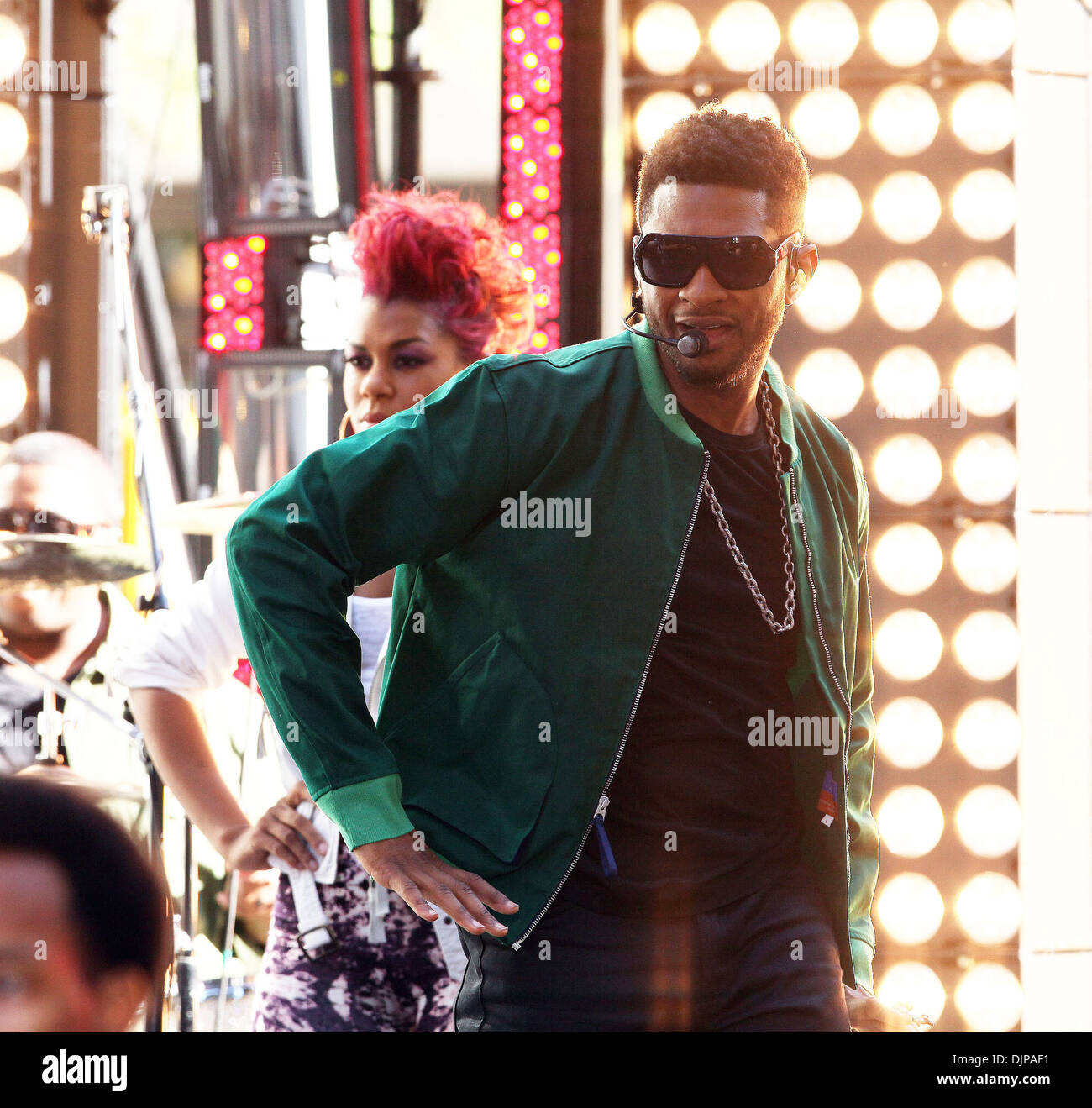 Usher performing live at Rockefeller Center as part of 'Today' show's ...