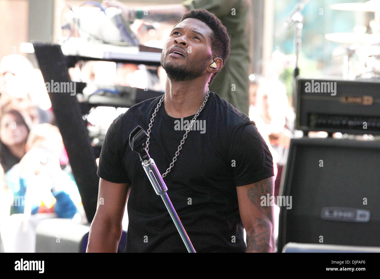 Usher performing live at Rockefeller Center as part of 'Today' show's ...