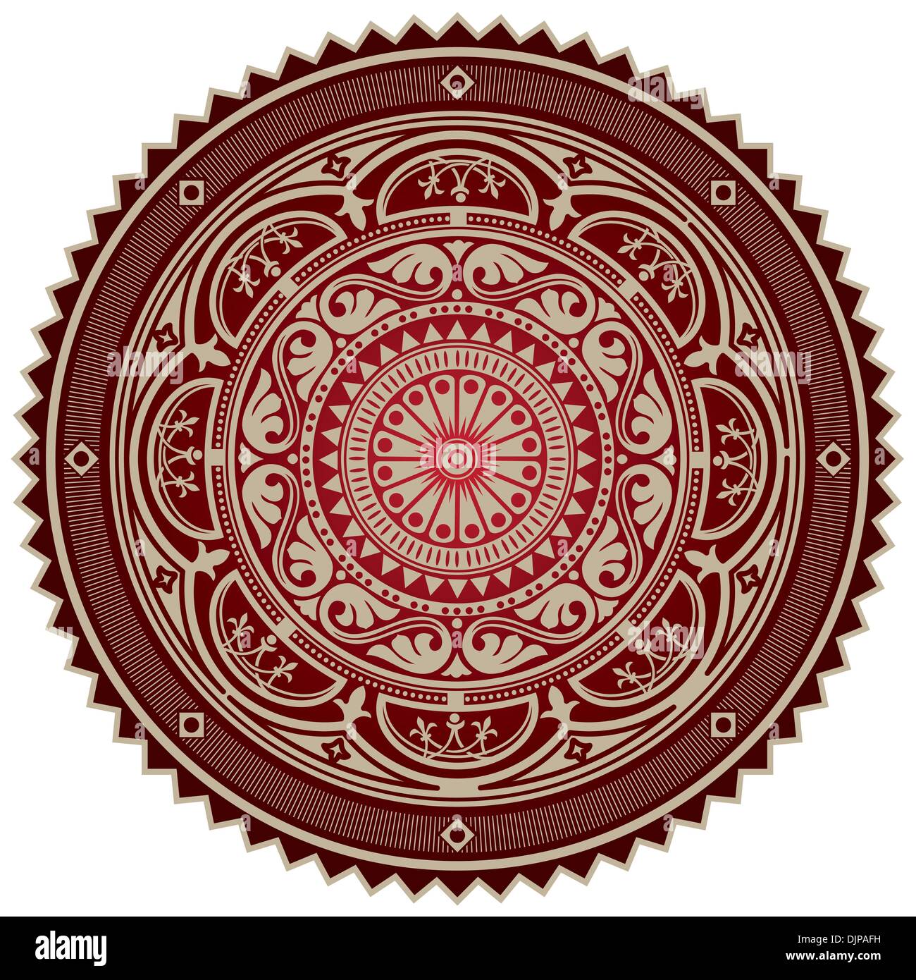 Swirl arabesque Stock Vector Images - Alamy