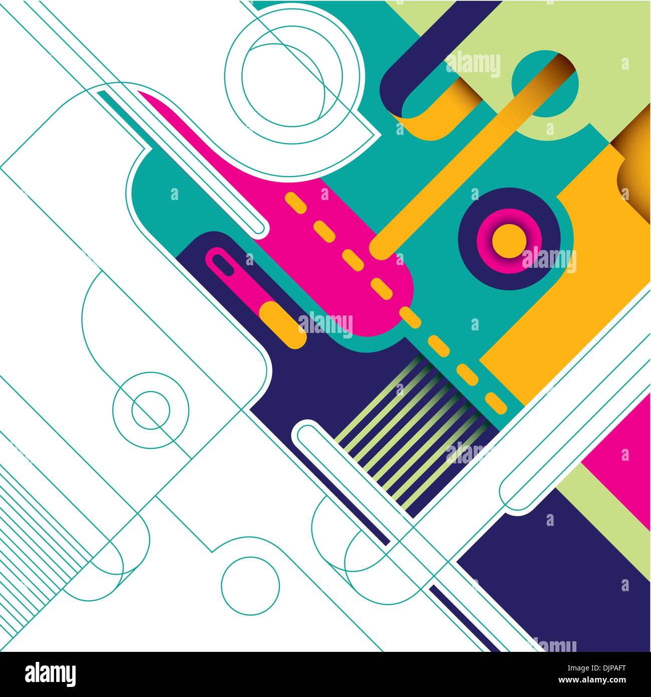 Artistic background with colorful abstract composition Stock Vector ...