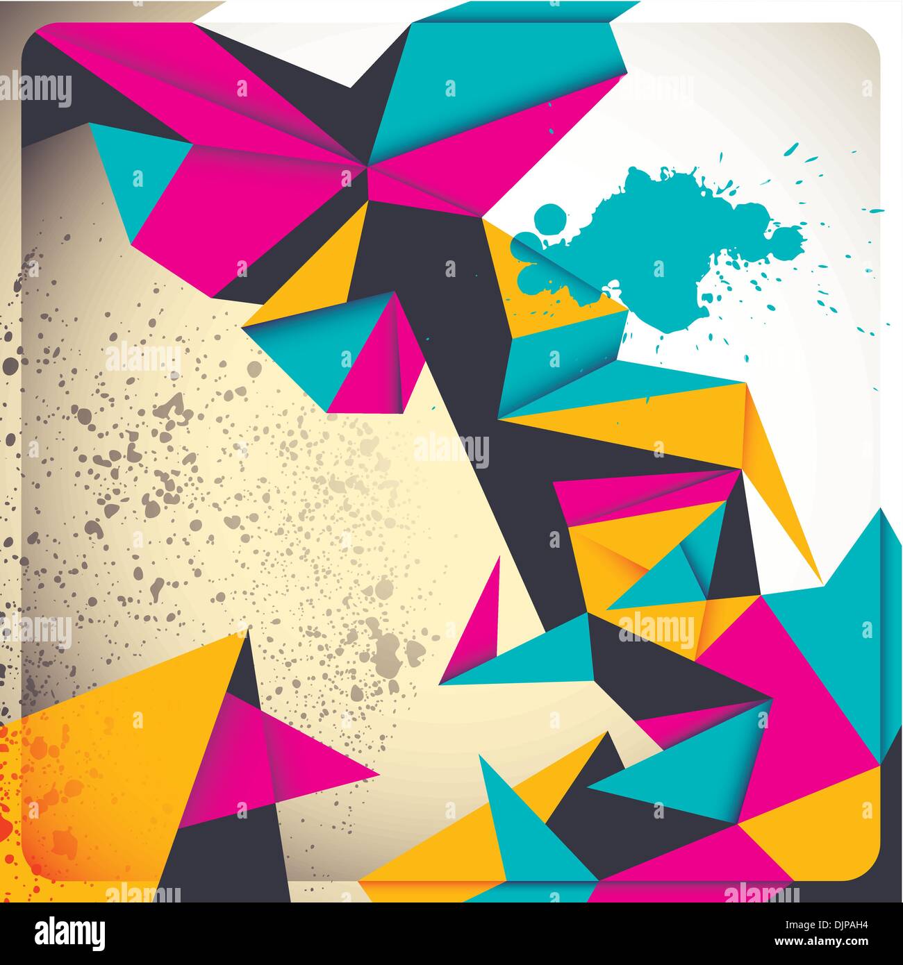 Artistic Modern Background With Angular Abstraction Stock Vector Image And Art Alamy
