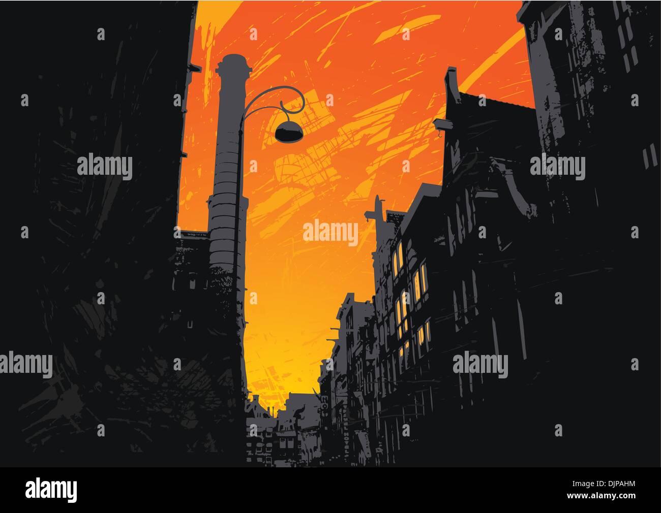 Artistic street background Stock Vector Image & Art - Alamy