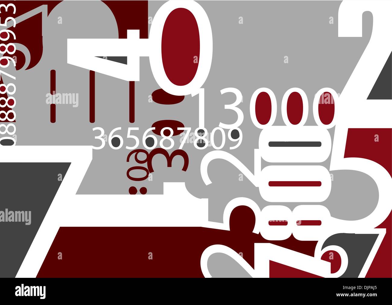Background with numbers Stock Vector Image & Art - Alamy
