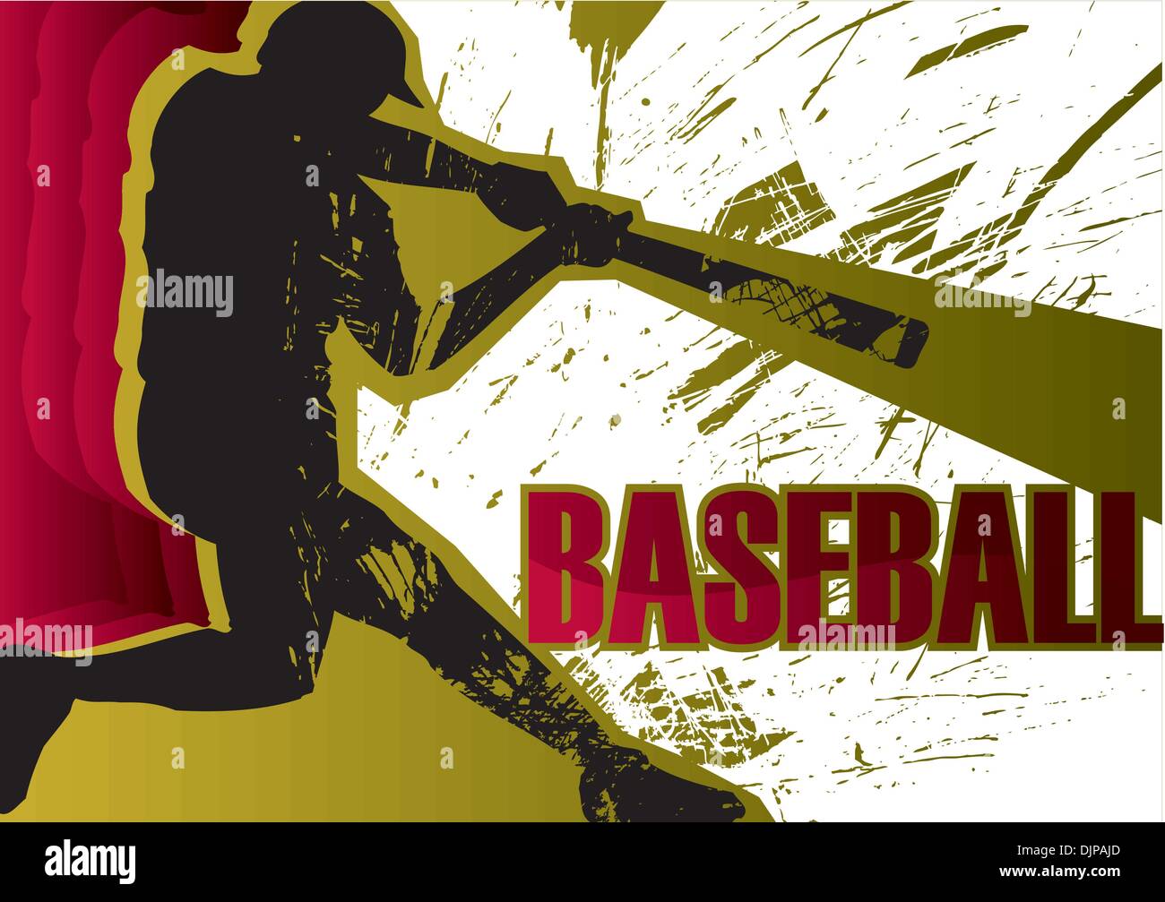 Baseball batter poster Stock Vector Image & Art - Alamy