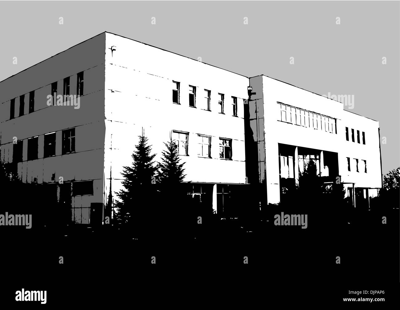 Building in perspective Stock Vector Image & Art - Alamy