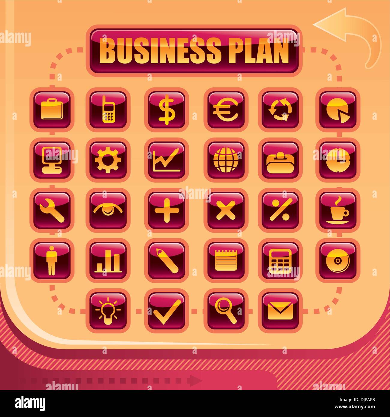 Background design document symbols Stock Vector Images - Alamy