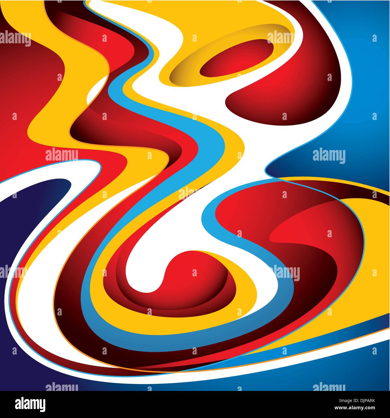 Colorful graphic with stylized abstract fluids Stock Vector Image & Art ...