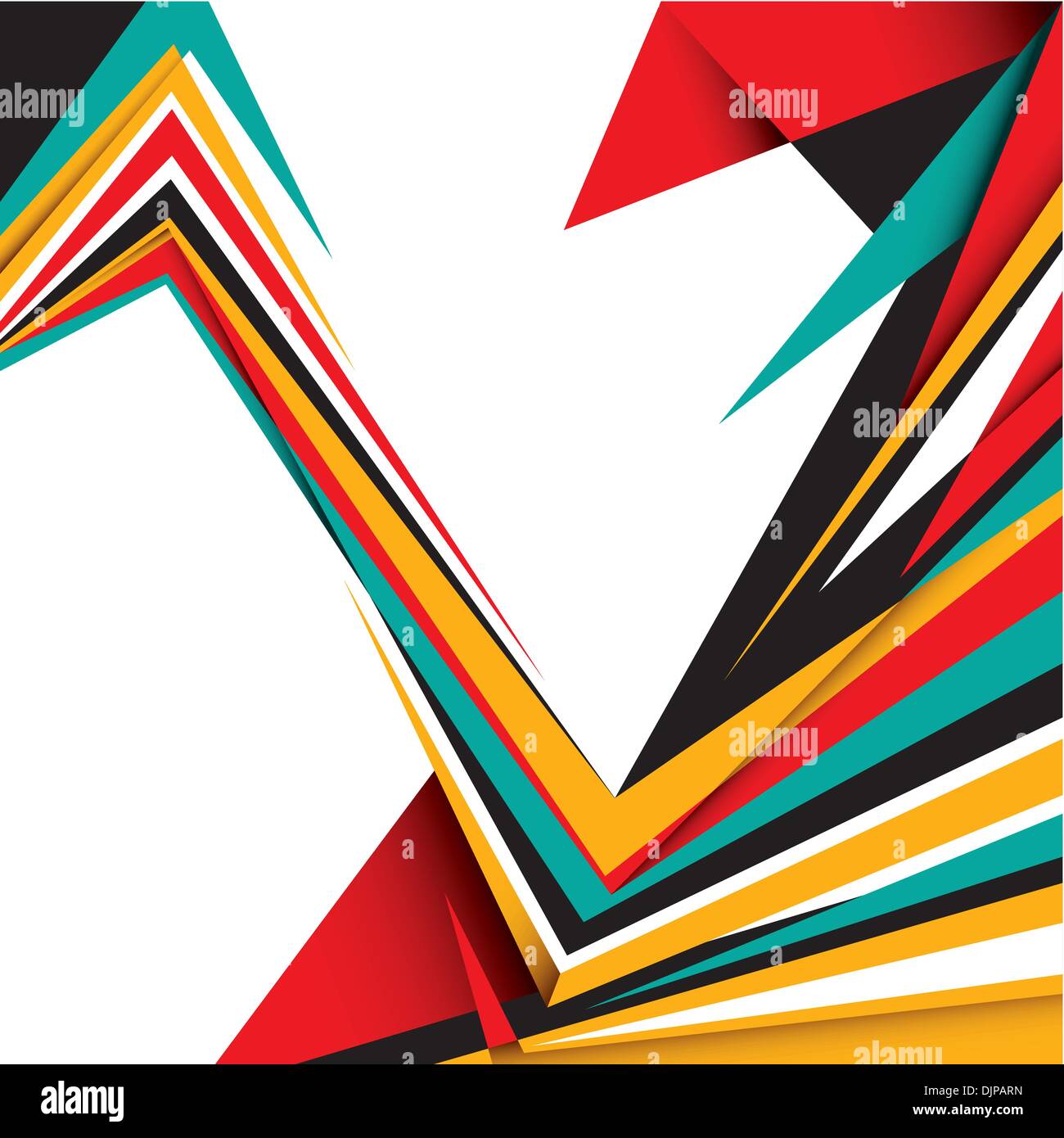 Colorful layout with abstract geometric forms Stock Vector Image & Art ...