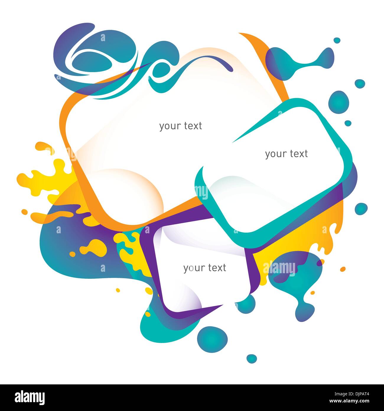 Artistic colorful layout abstraction Cut Out Stock Images & Pictures ...