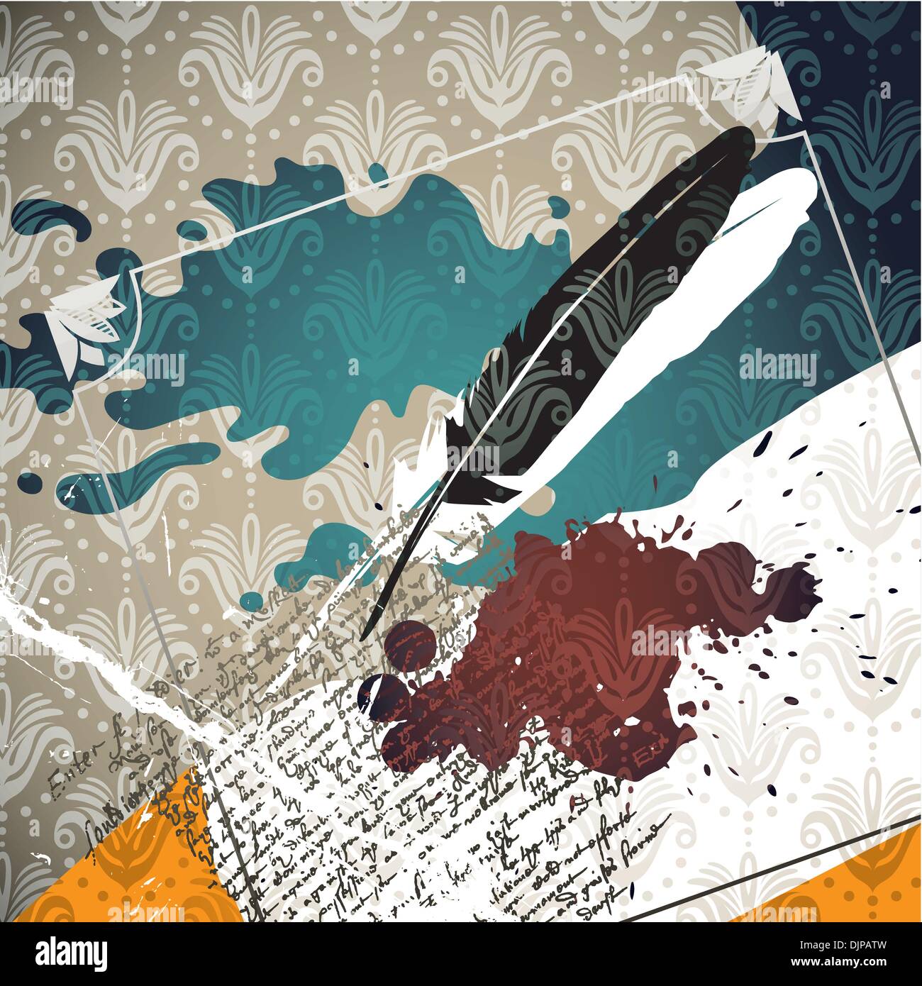 Artistic splash Stock Vector Images - Alamy