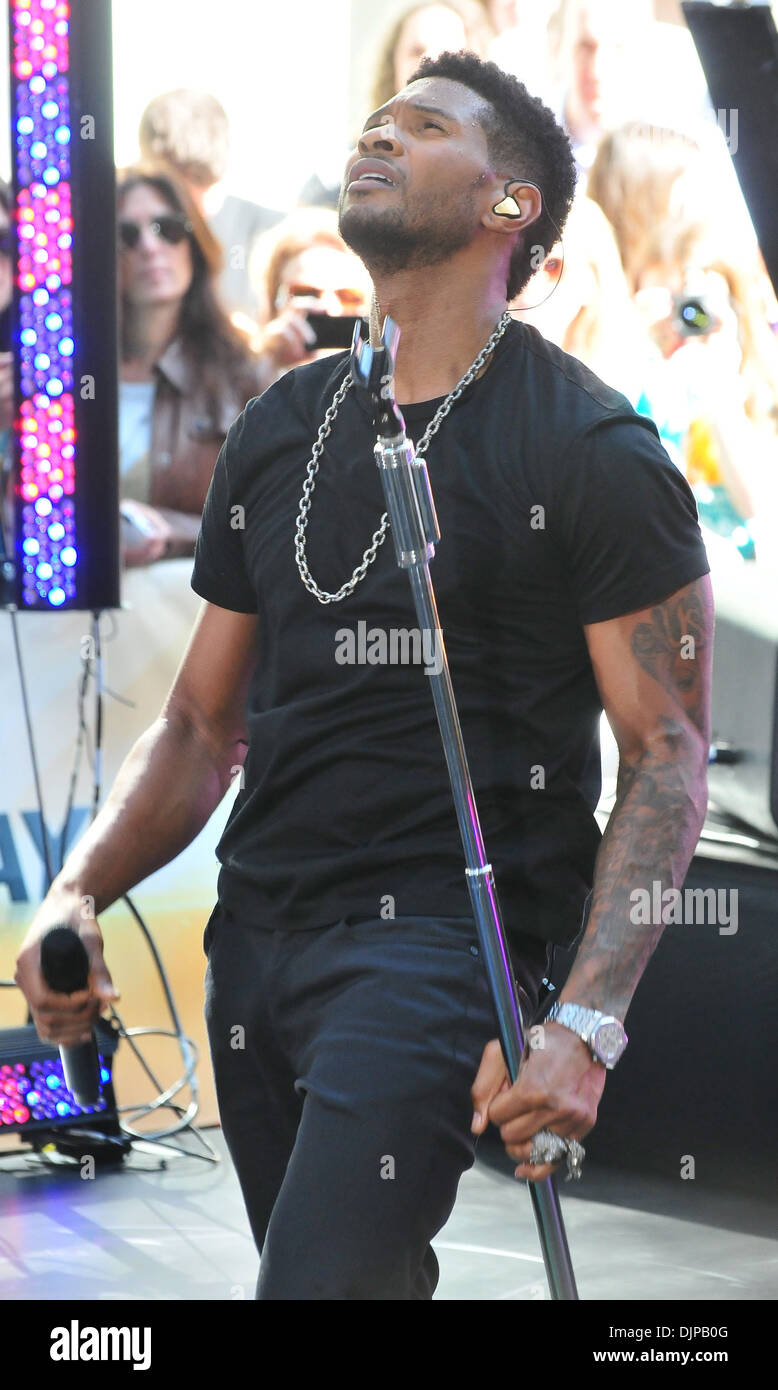Usher performing live at Rockefeller Center as part of 'Today' show's ...