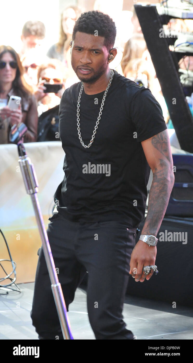 Usher performing live at Rockefeller Center as part of 'Today' show's ...