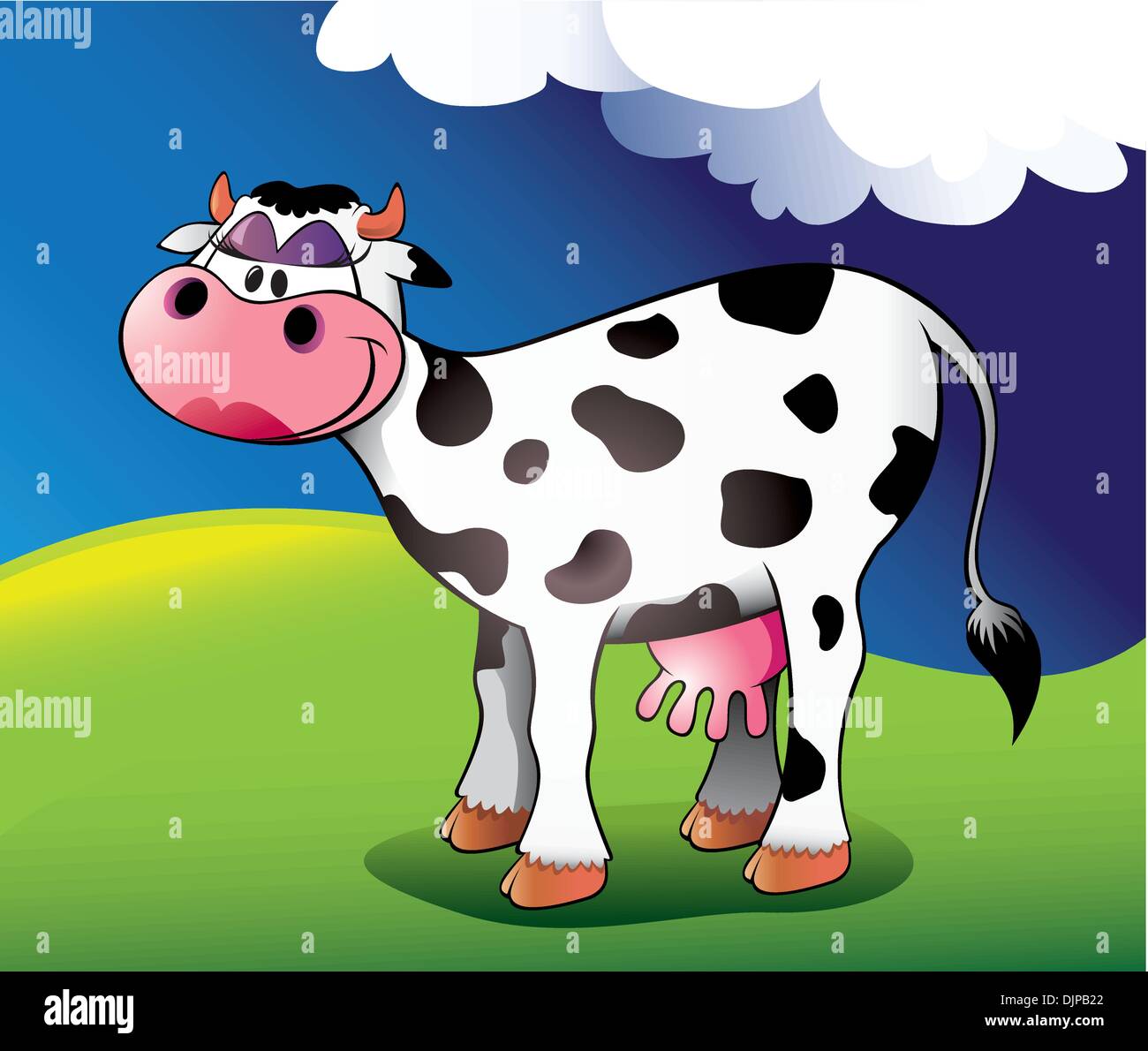 Cow ears Stock Vector Images - Alamy