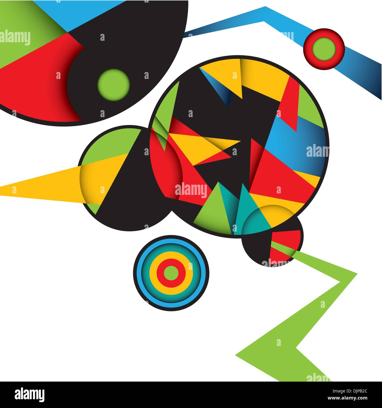 Creative colorful layout with circles Stock Vector Image & Art - Alamy