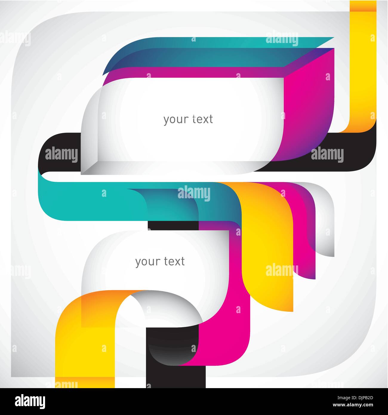 Creative colorful layout with designed shapes Stock Vector Image & Art ...
