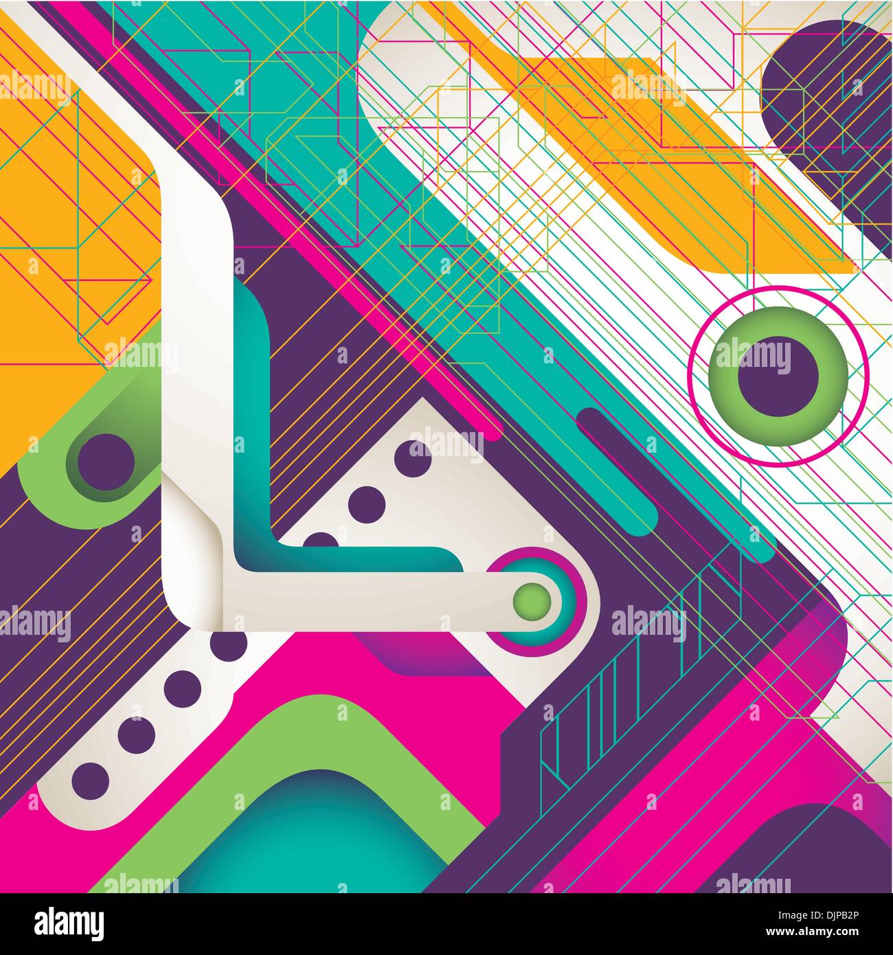 Creative technology background with abstraction Stock Vector Image ...