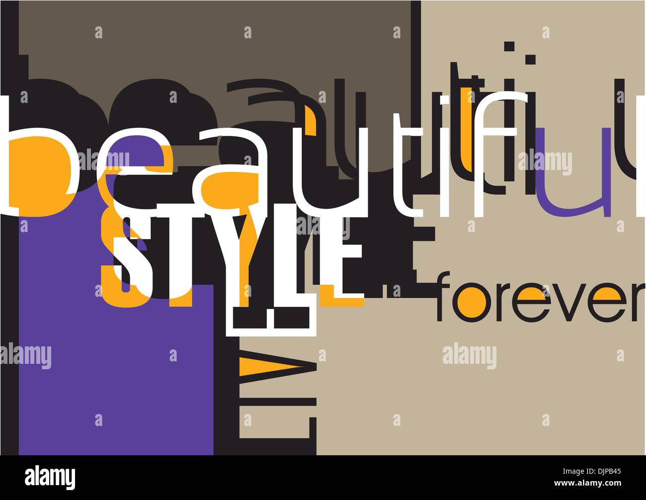 Designed background with typography Stock Vector Image & Art - Alamy