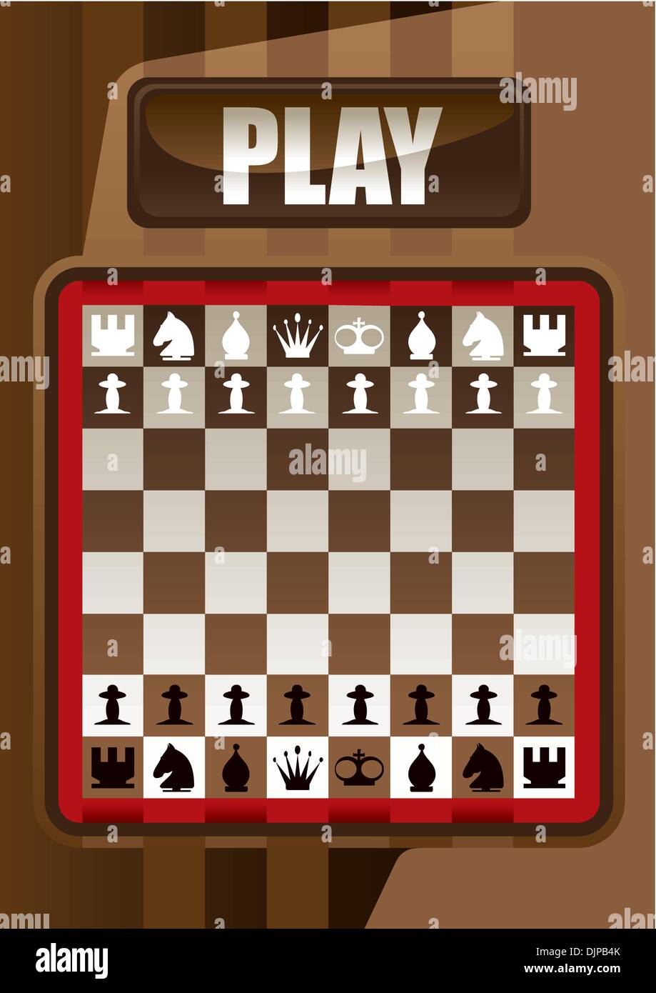 Antique chess set Stock Vector Images - Alamy