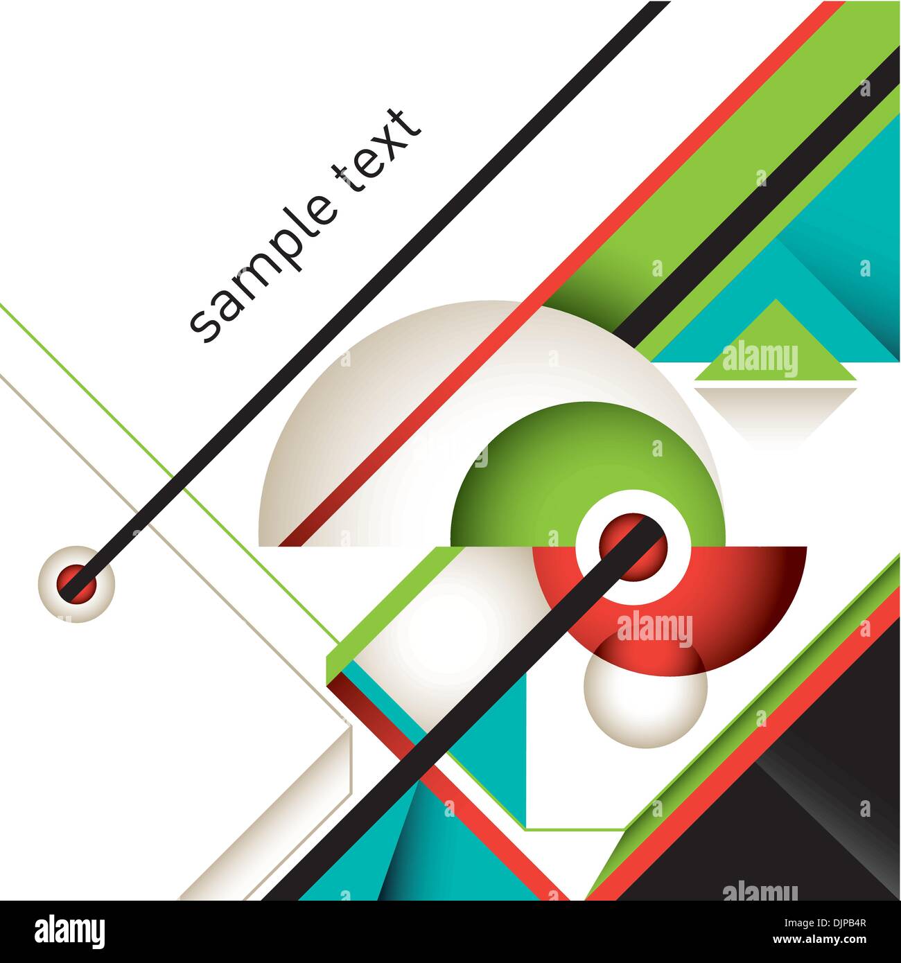 Designed colorful layout with abstract composition Stock Vector Image ...